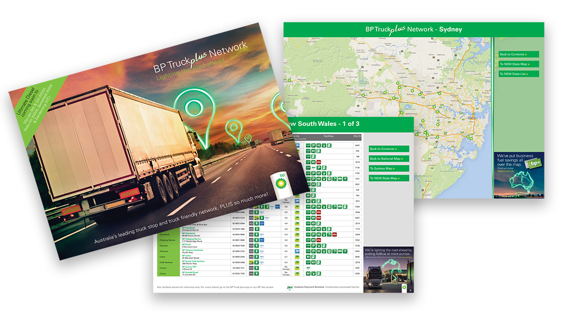 Easy to navigate new BP tool for truckies